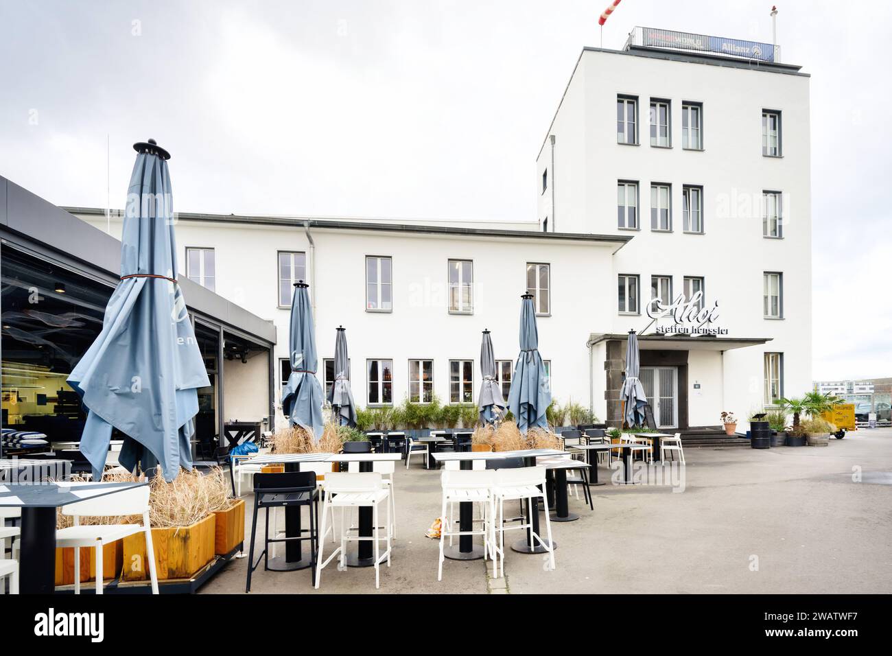 Cologne, Germany January 05 2024: cologne branch of the steffen henssler restaurant at ...