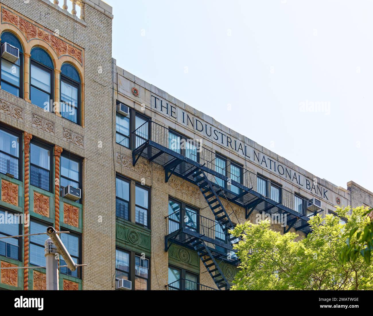 Industrial National Bank built this landmark six-story brick-and-terra ...