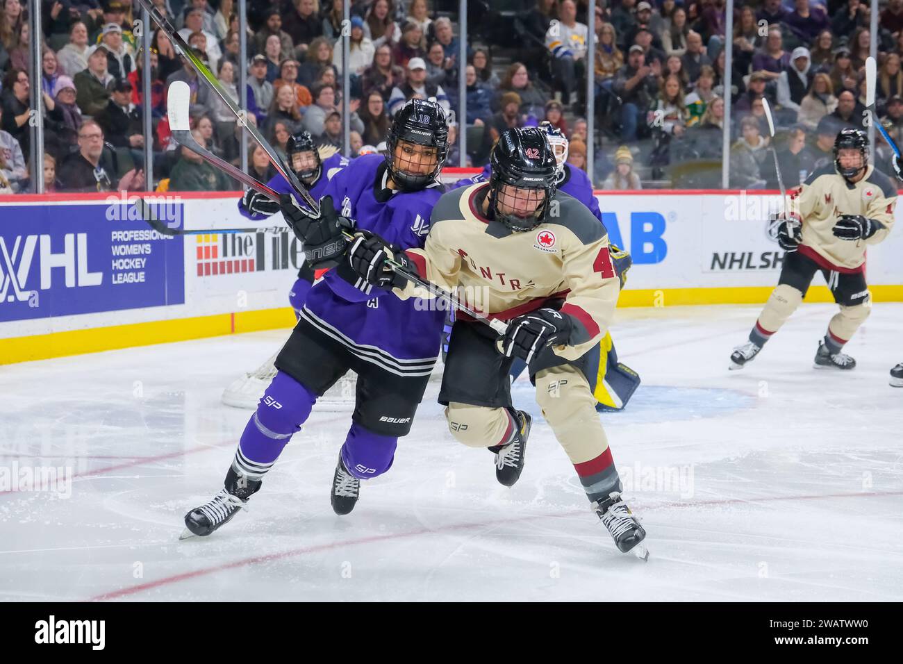 Minneapolis, Minnesota, USA. 6th Jan, 2024. Minnesota Forward SYDNEY ...