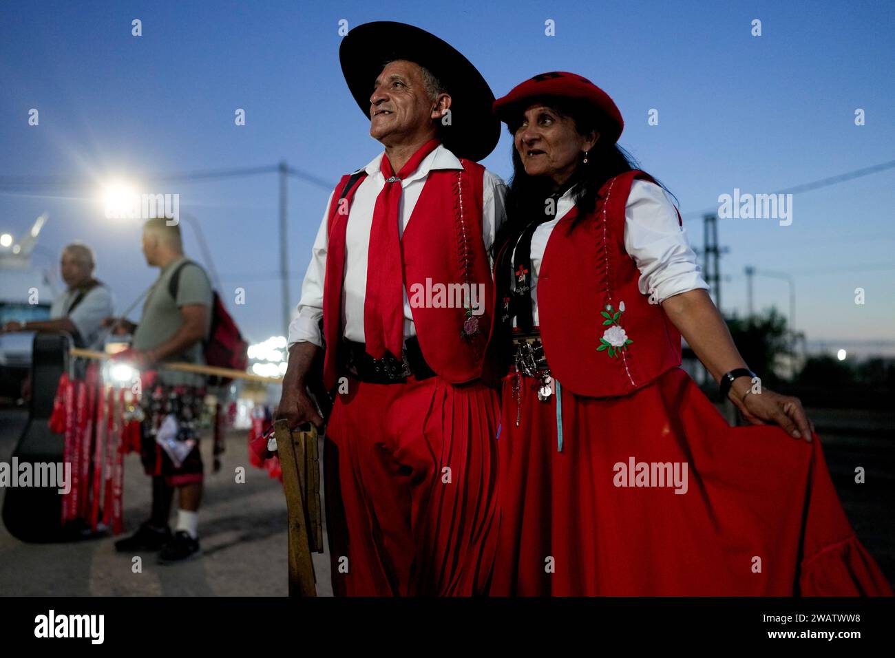 Ruben Barreto and Susana Ponce arrive at the sanctuary of Argentina's ...