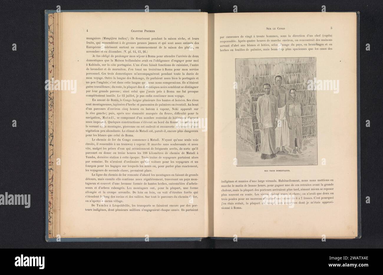 Photo production of a drawing, representing a portrait of the three ...