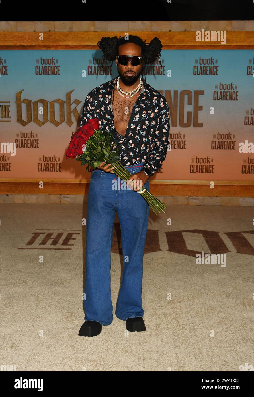 LOS ANGELES, CALIFORNIA - JANUARY 05: Derrius Logan attends the Los ...