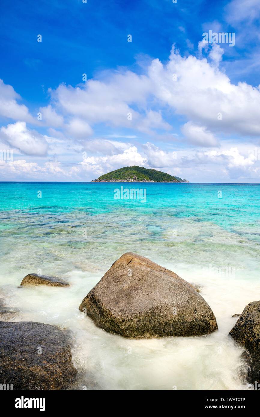 Beautiful landscape of the Similan Islands in Thailand - most famous ...