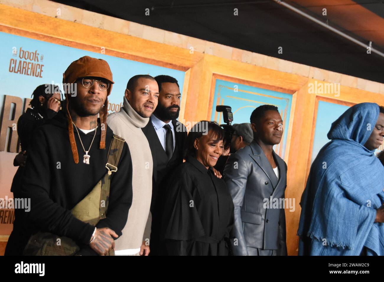 Los Angeles, California, USA 5th January 2024 (L-R) Singer Kid Cudi ...