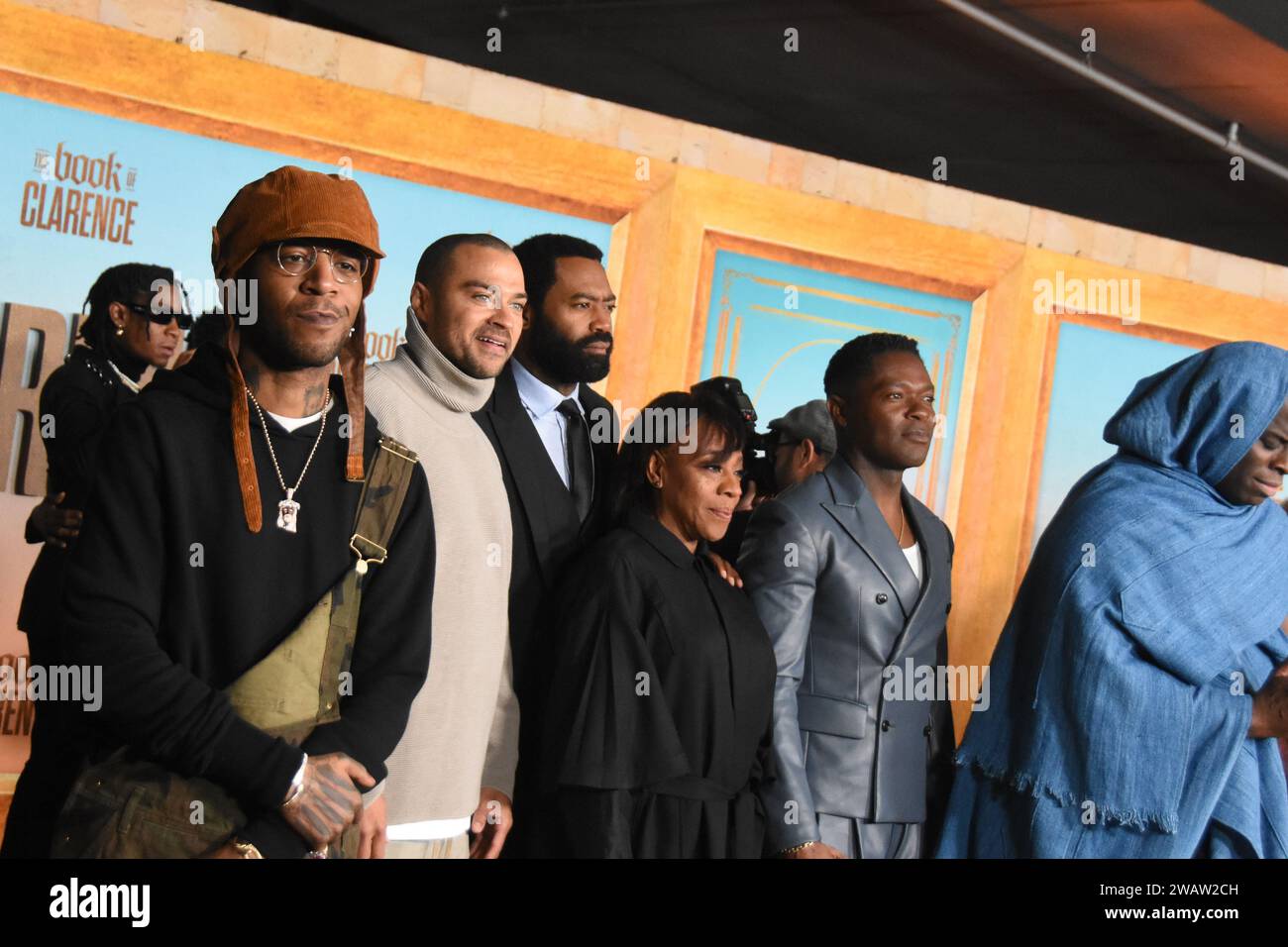 Los Angeles, California, USA 5th January 2024 (L-R) Singer Kid Cudi ...