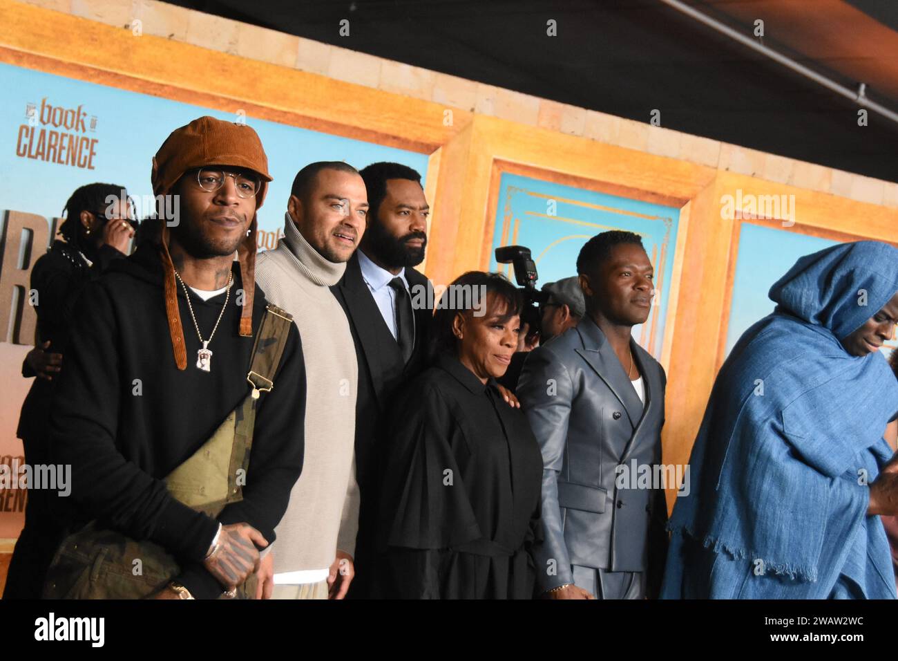 Los Angeles, California, USA 5th January 2024 (L-R) Singer Kid Cudi ...