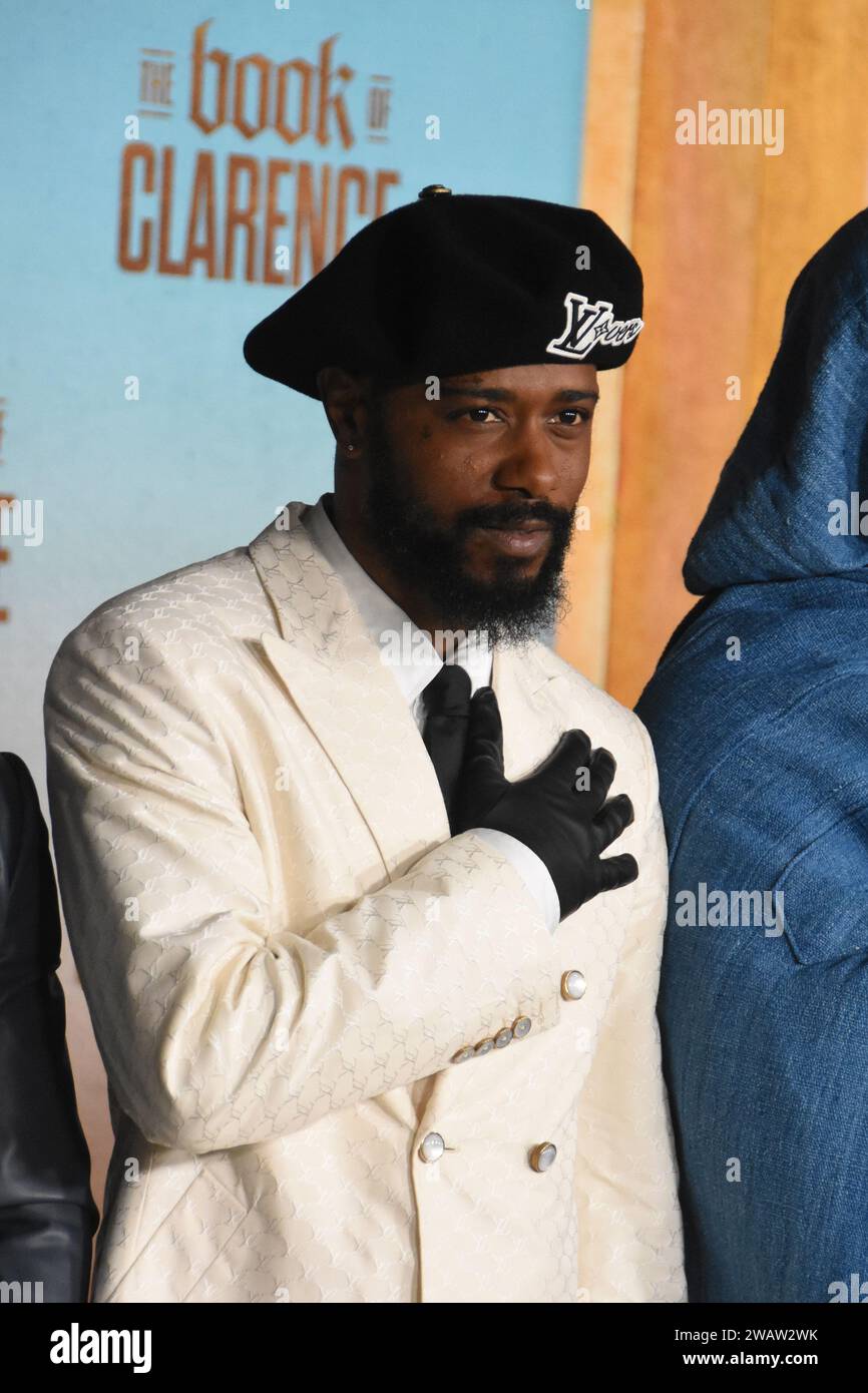 Los Angeles, California, USA 5th January 2024 Actor LaKeith Stanfield ...