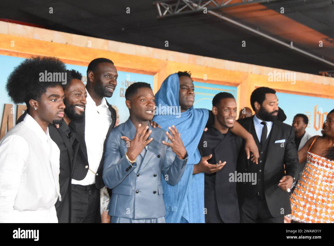Los Angeles, California, USA 5th January 2024 Actor Caleb McLaughlin ...