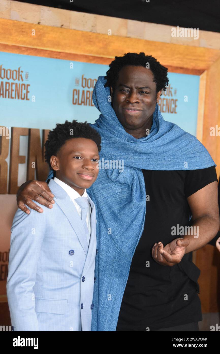 Los Angeles, California, USA 5th January 2024 Actor Chase Dillon and ...