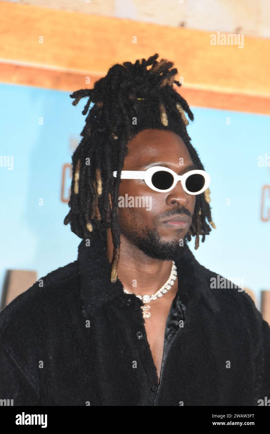 Los Angeles, California, USA 5th January 2024 Rapper SAINt JHN, aka ...