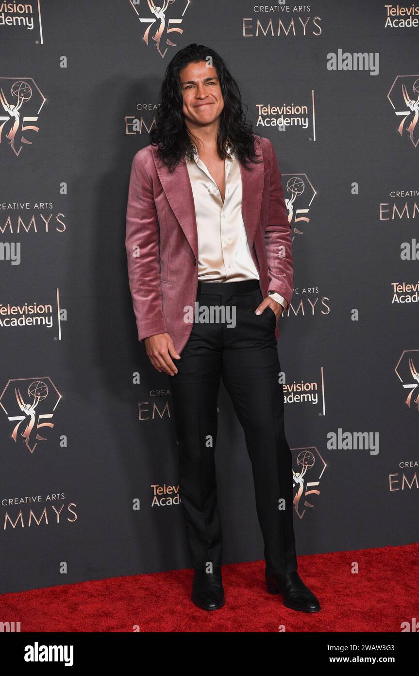 Cristo Fernandez poses in the press room during night one of the ...