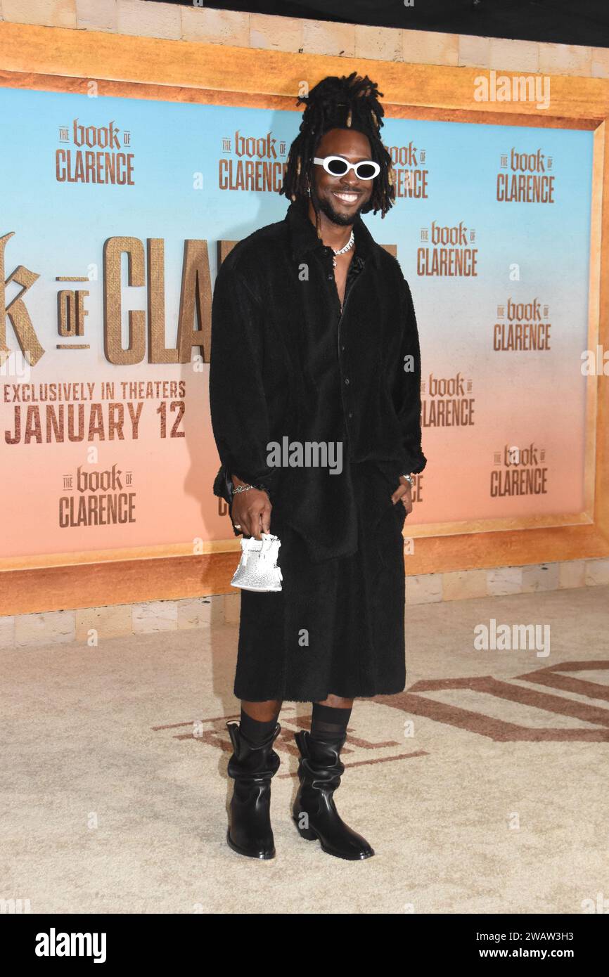 Los Angeles, California, USA 5th January 2024 Rapper SAINt JHN, aka ...