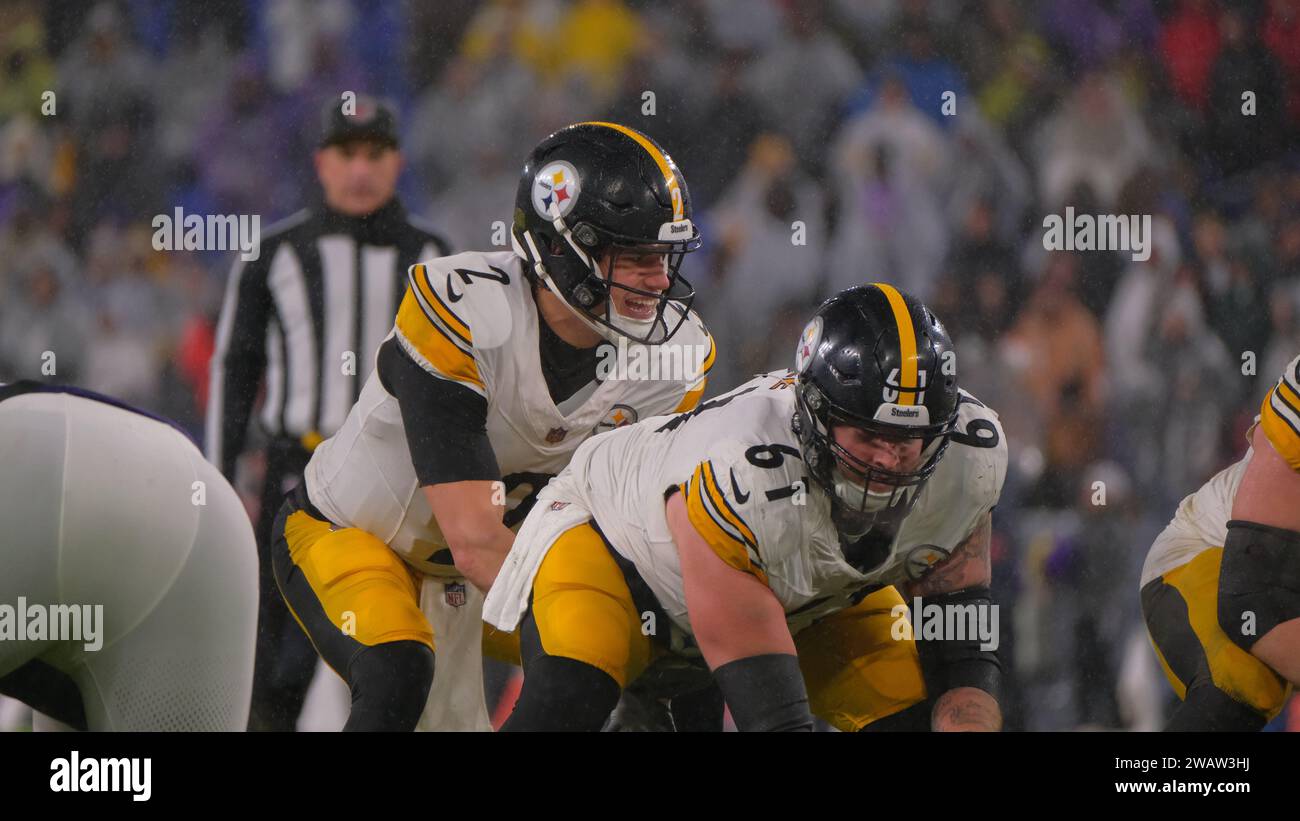 Baltimore, MD, USA. 06th Jan, 2024. Mason Rudolph #2 during the ...