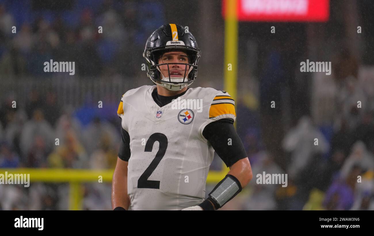 Baltimore, MD, USA. 06th Jan, 2024. Mason Rudolph #2 during the ...
