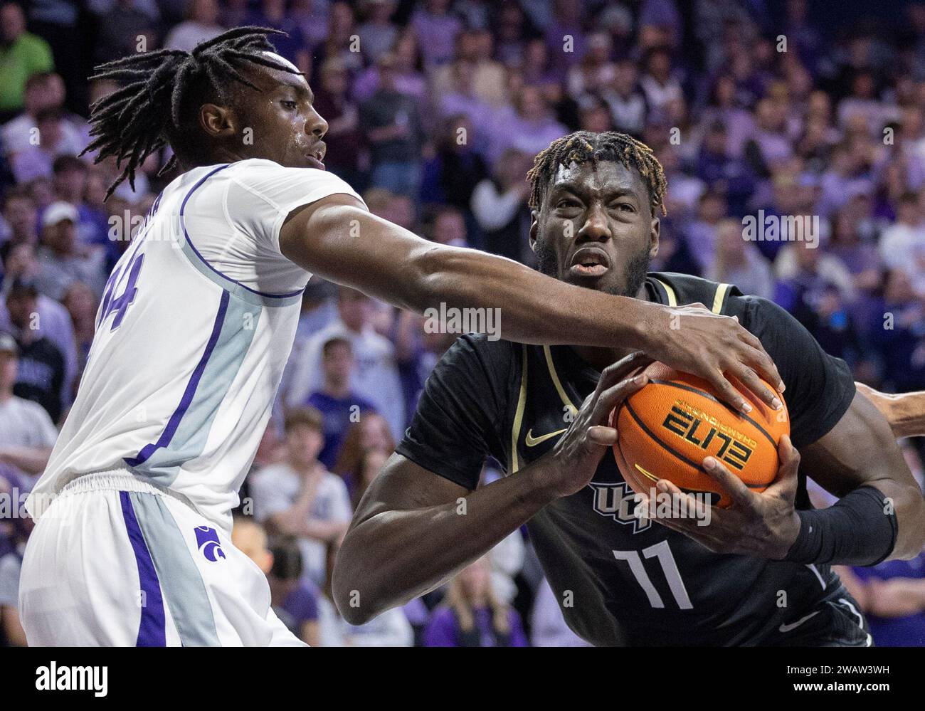 Central Florida's Ibrahima Diallo works against Kansas State defender ...