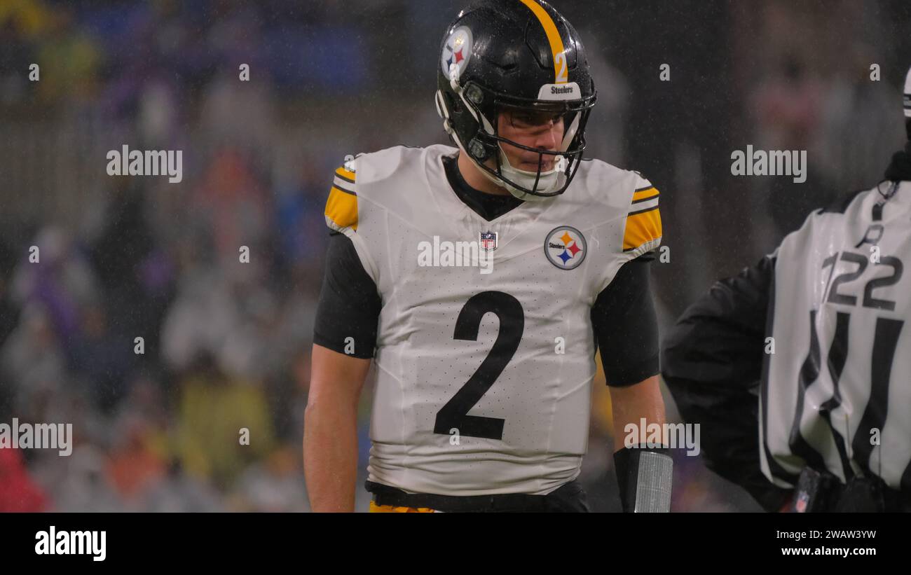 Baltimore, MD, USA. 06th Jan, 2024. Mason Rudolph #2 during the ...