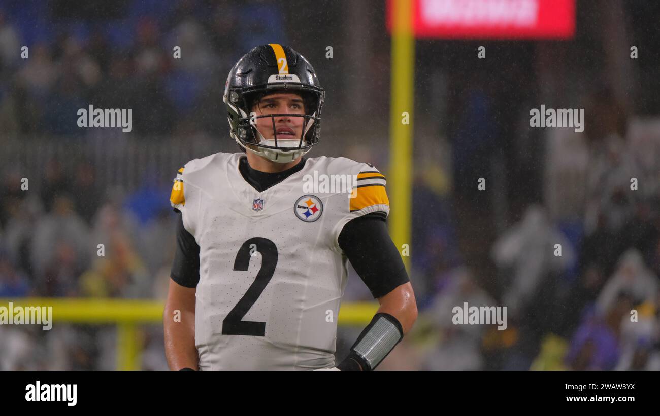 Baltimore, MD, USA. 06th Jan, 2024. Mason Rudolph #2 during the ...