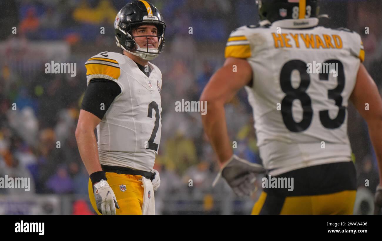 Baltimore, MD, USA. 06th Jan, 2024. Mason Rudolph #2 during the ...