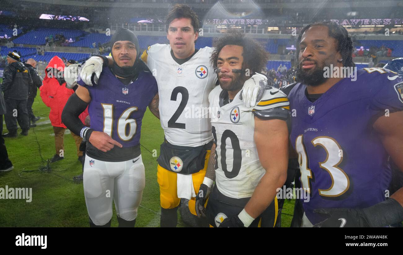 Baltimore, MD, USA. 06th Jan, 2024. Mason Rudolph #2 during the ...