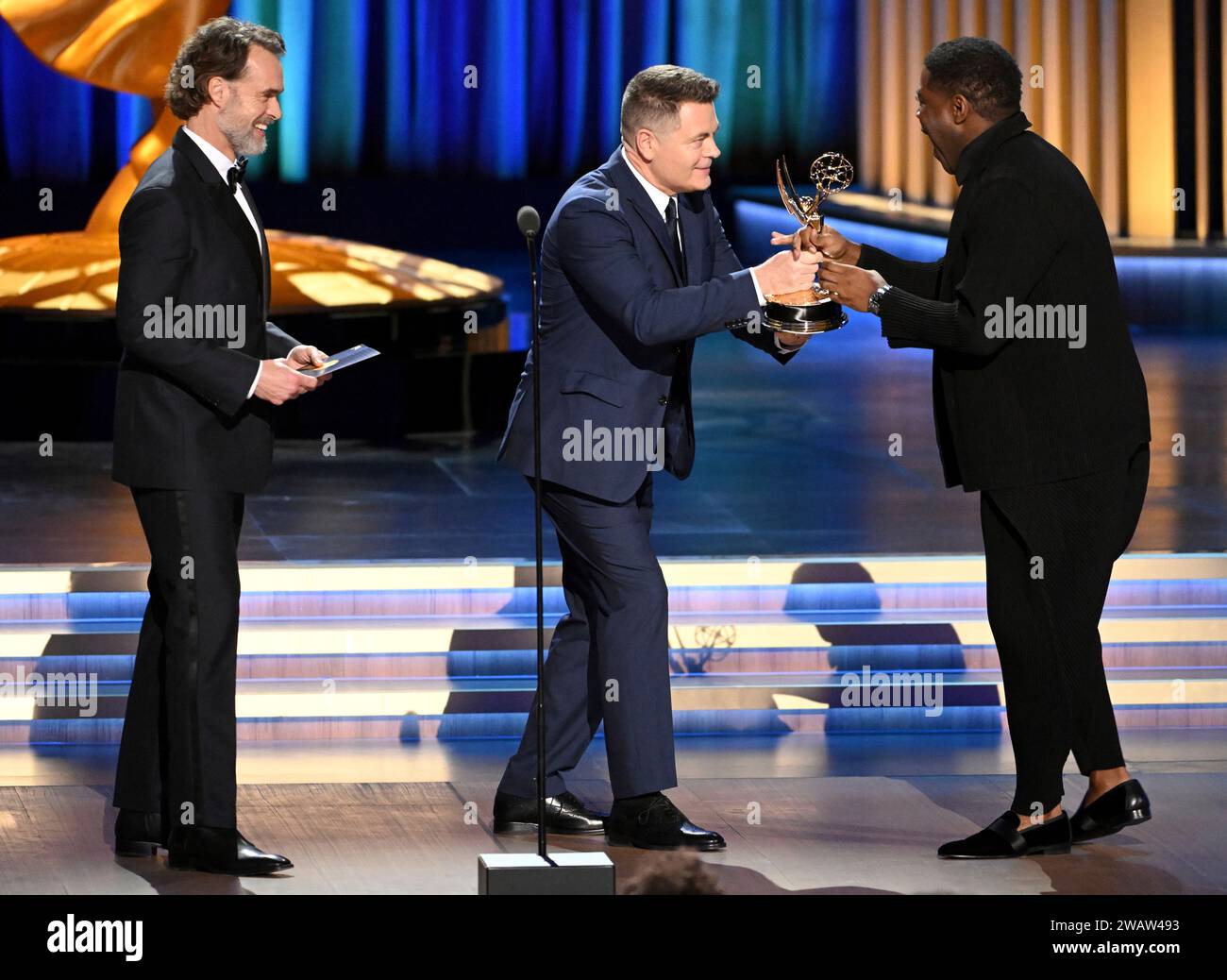Nick Offerman presents the Emmy for outstanding guest actor in a comedy ...