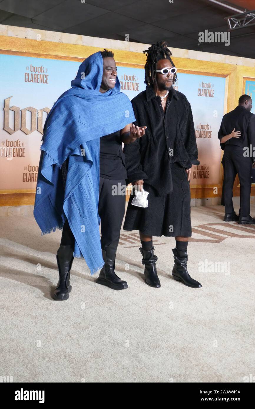 Los Angeles, California, USA 5th January 2024 (L-R) Director Jeymes ...