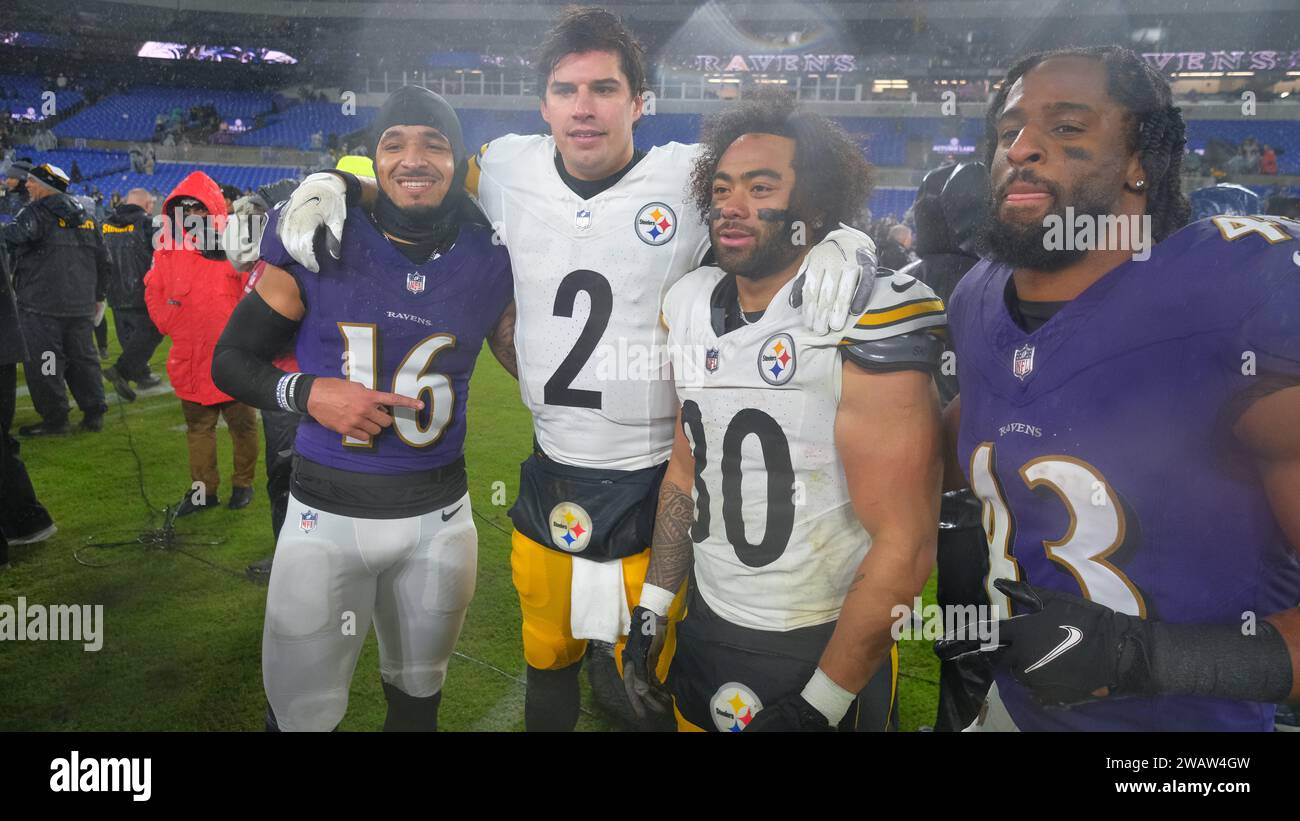 Baltimore, MD, USA. 06th Jan, 2024. Mason Rudolph #2 during the ...
