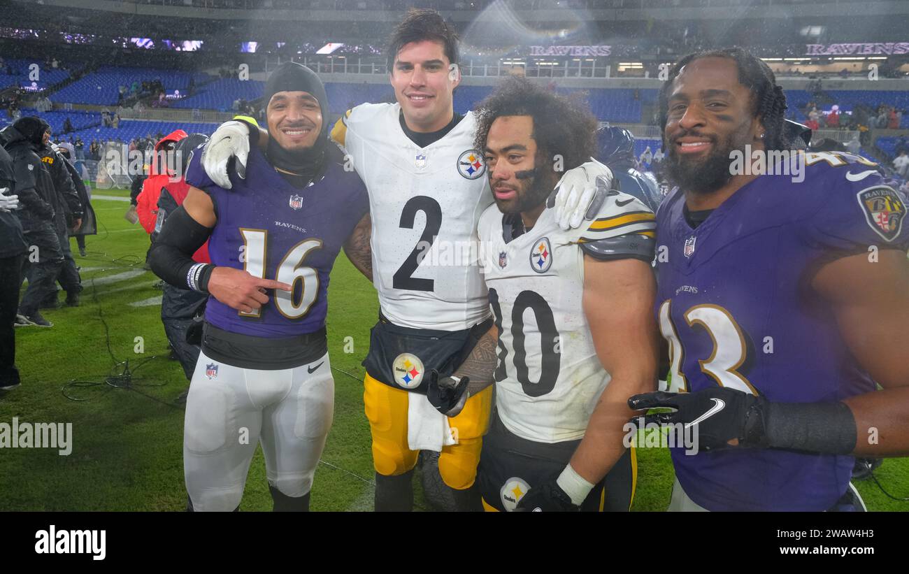 Baltimore, MD, USA. 06th Jan, 2024. Mason Rudolph #2 during the ...