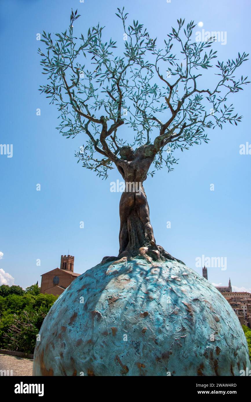Olive tree sculpture hi-res stock photography and images - Alamy