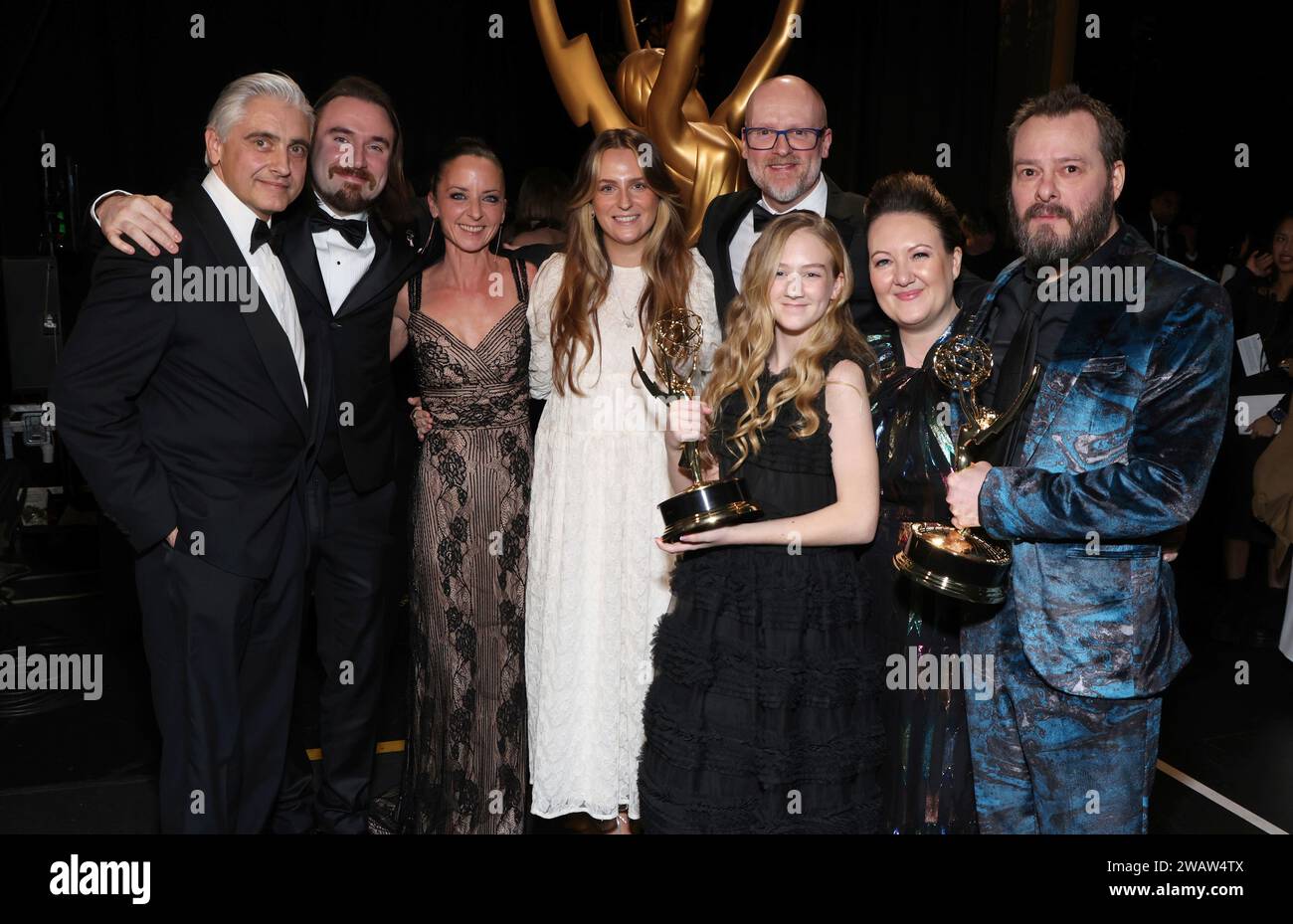 EXCLUSIVE - The team from "The Last Of Us" pose for the photo with the ...