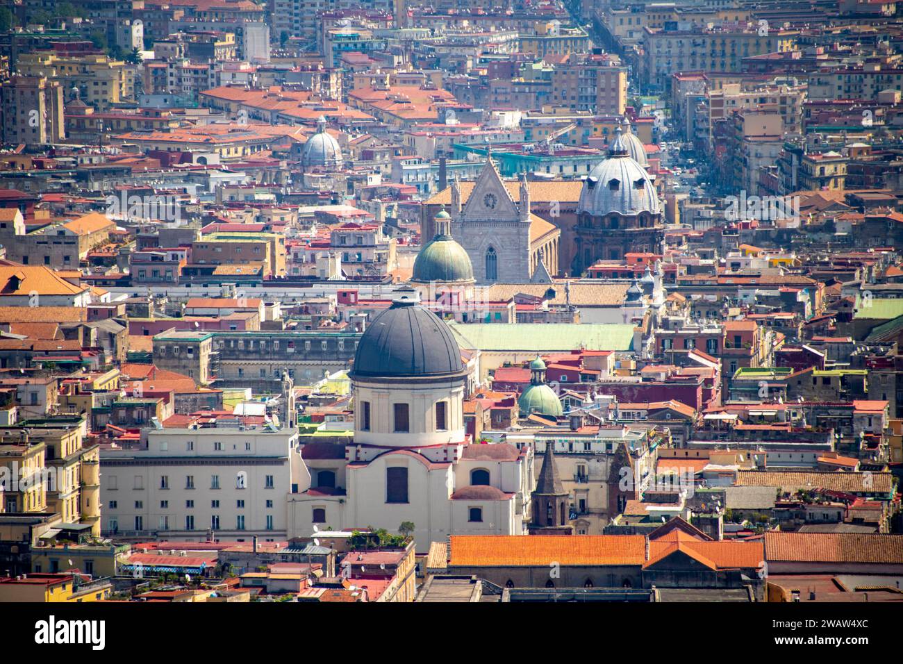 Naples italy church dome hi-res stock photography and images - Alamy