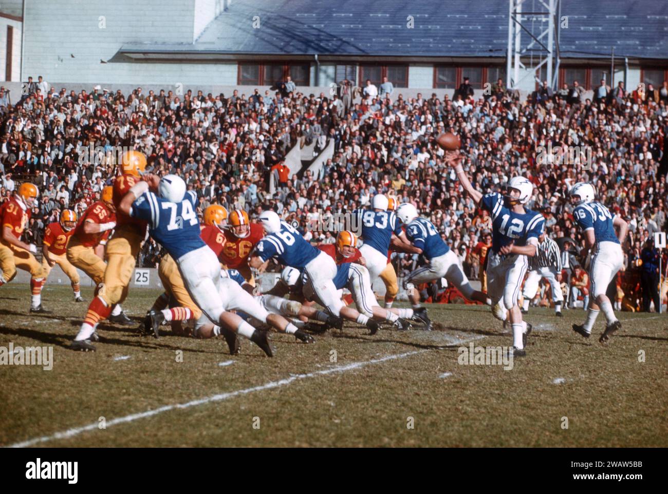DENVER, CO - NOVEMBER 8: Rich Mayo #12 of the Air Force Falcons throws ...