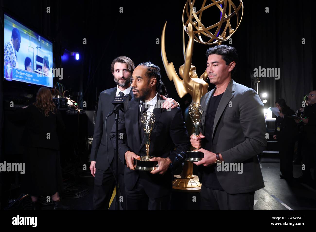 EXCLUSIVE - From left, Lateef Crowder, Paul Darnell, and Ryan Ryusaki ...