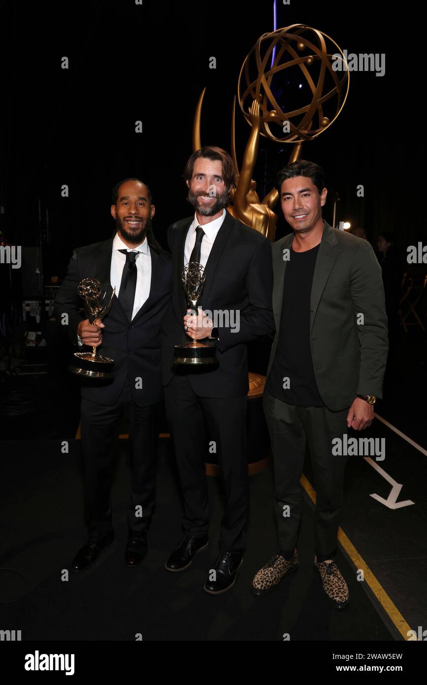 EXCLUSIVE - From left, Lateef Crowder, Paul Darnell, and Ryan Ryusaki ...