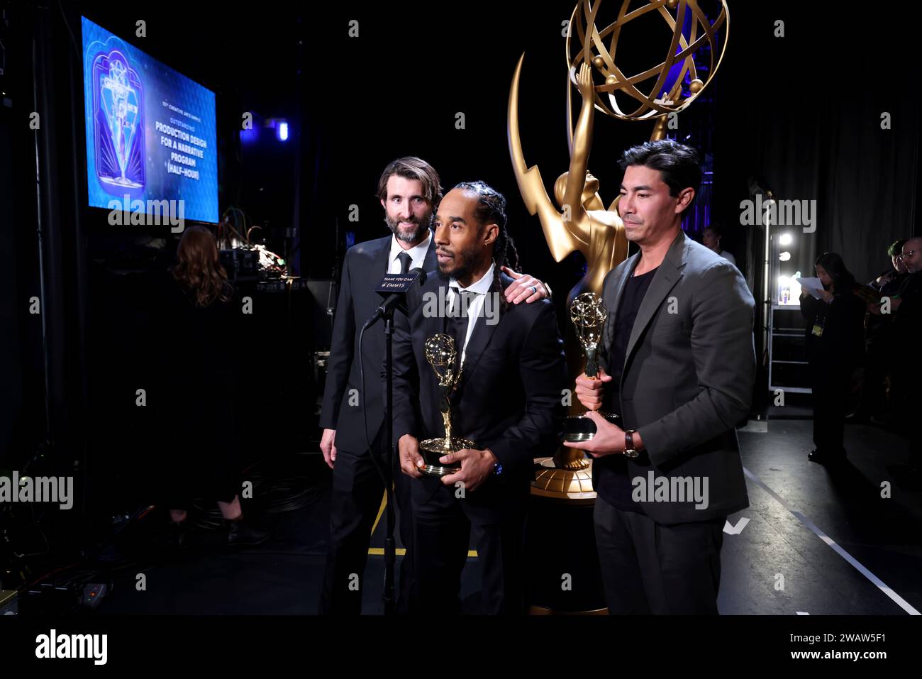 EXCLUSIVE - From left, Lateef Crowder, Paul Darnell, and Ryan Ryusaki ...