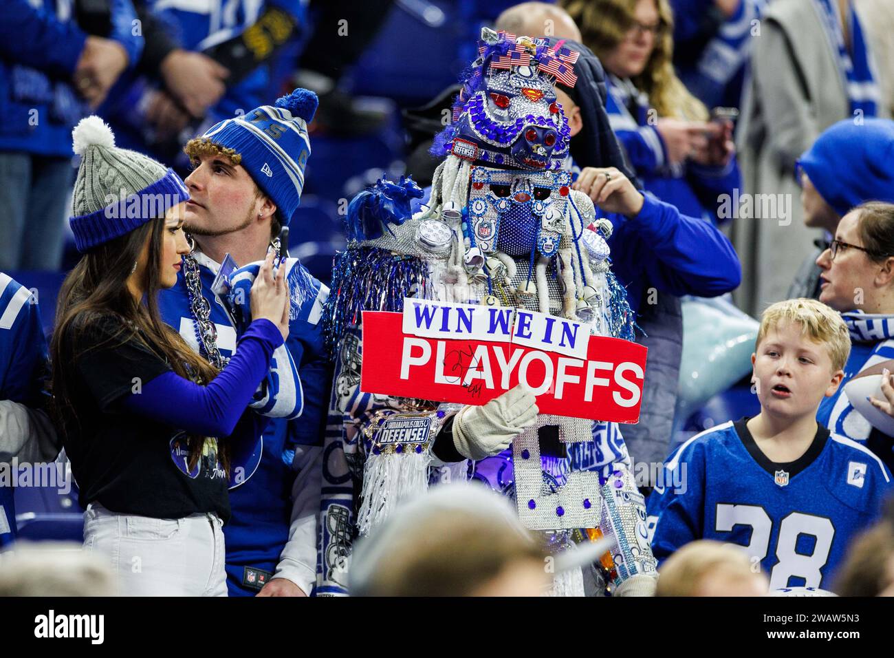 Indianapolis, Indiana, USA. 06th Jan, 2024. Indianapolis Colts Super ...