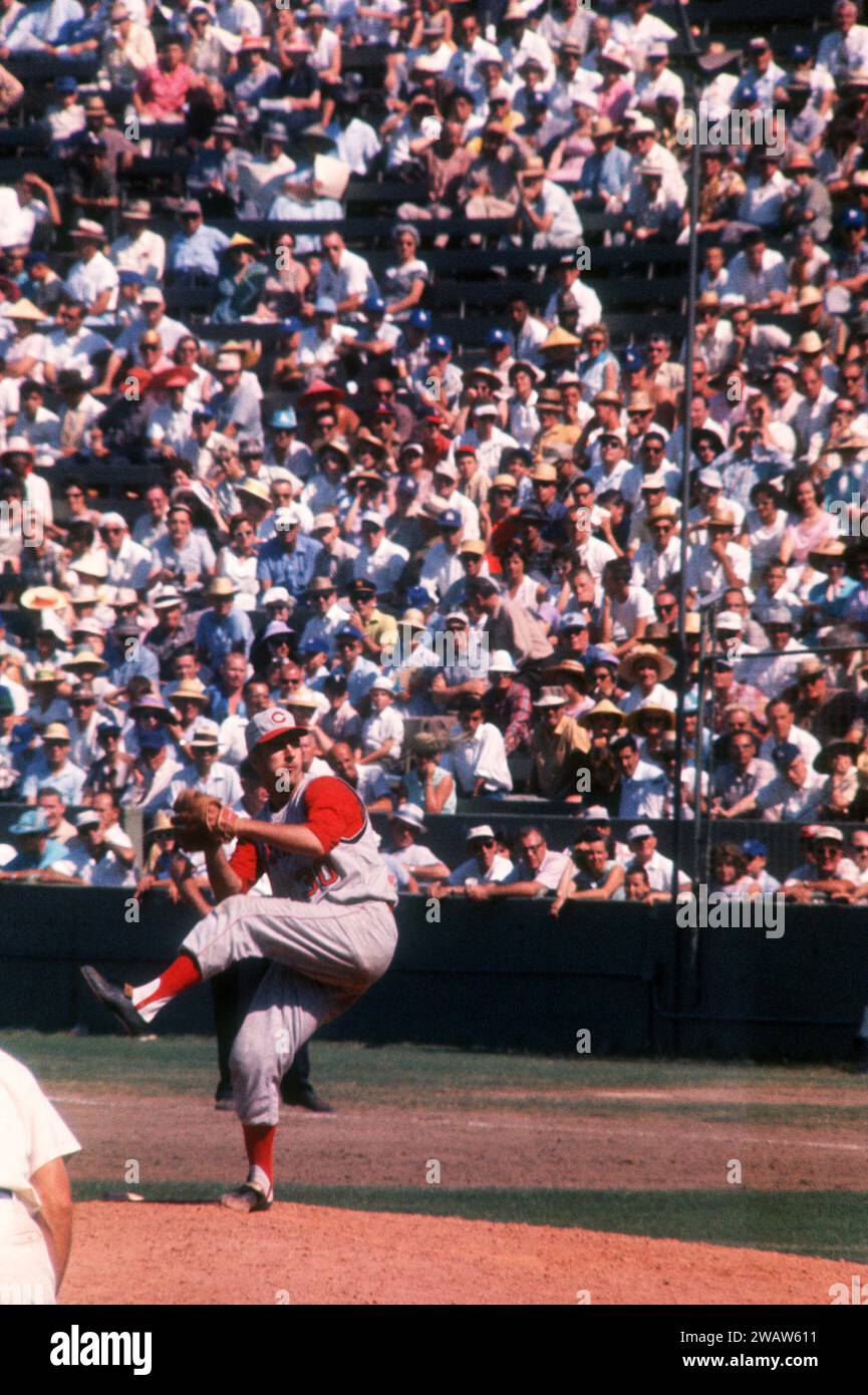 LOS ANGELES, CA - JULY 9: Pitcher Joey Jay #30 of the Cincinnati Reds ...