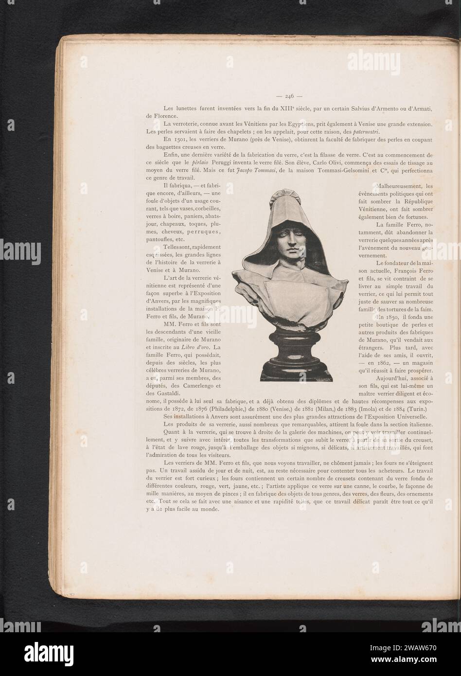 Bust of a man with hood, anonymous, c. 1880 - in or before 1885 ...