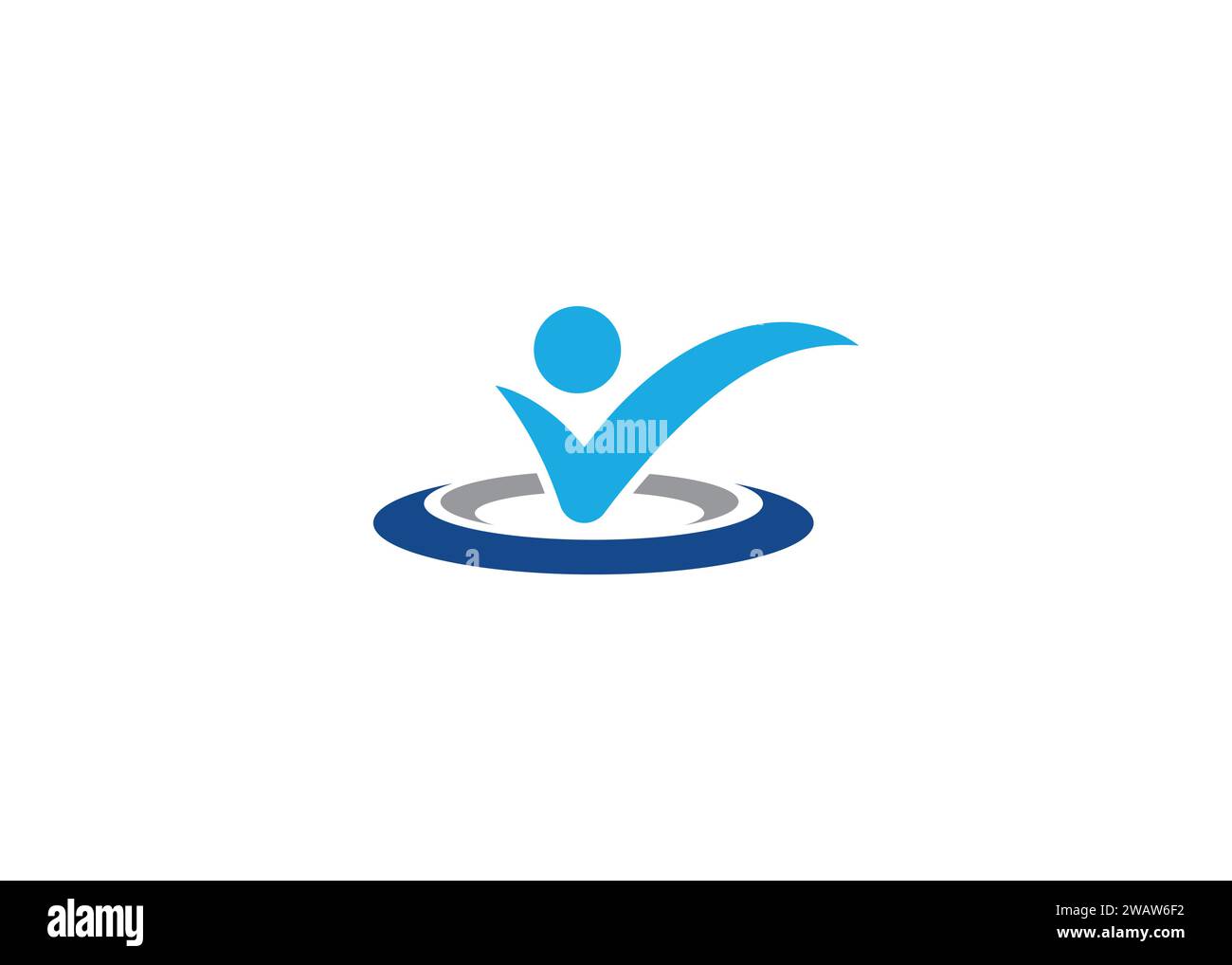 Right man vector logo hi-res stock photography and images - Alamy