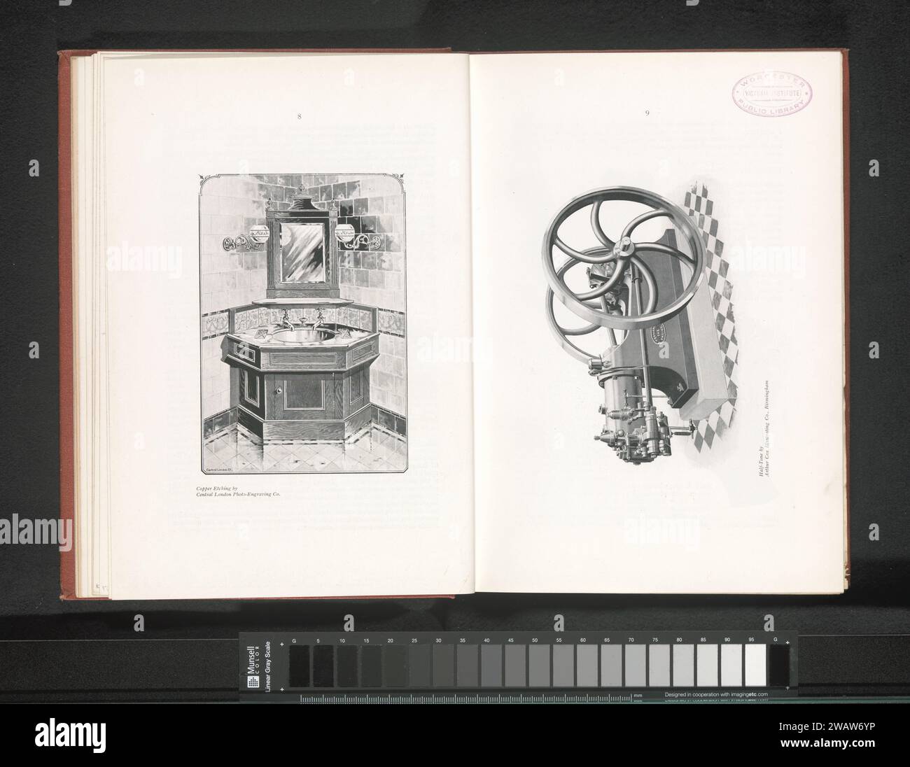 Reproduction of a drawing of a sink, Central London photo-mixing CO ...