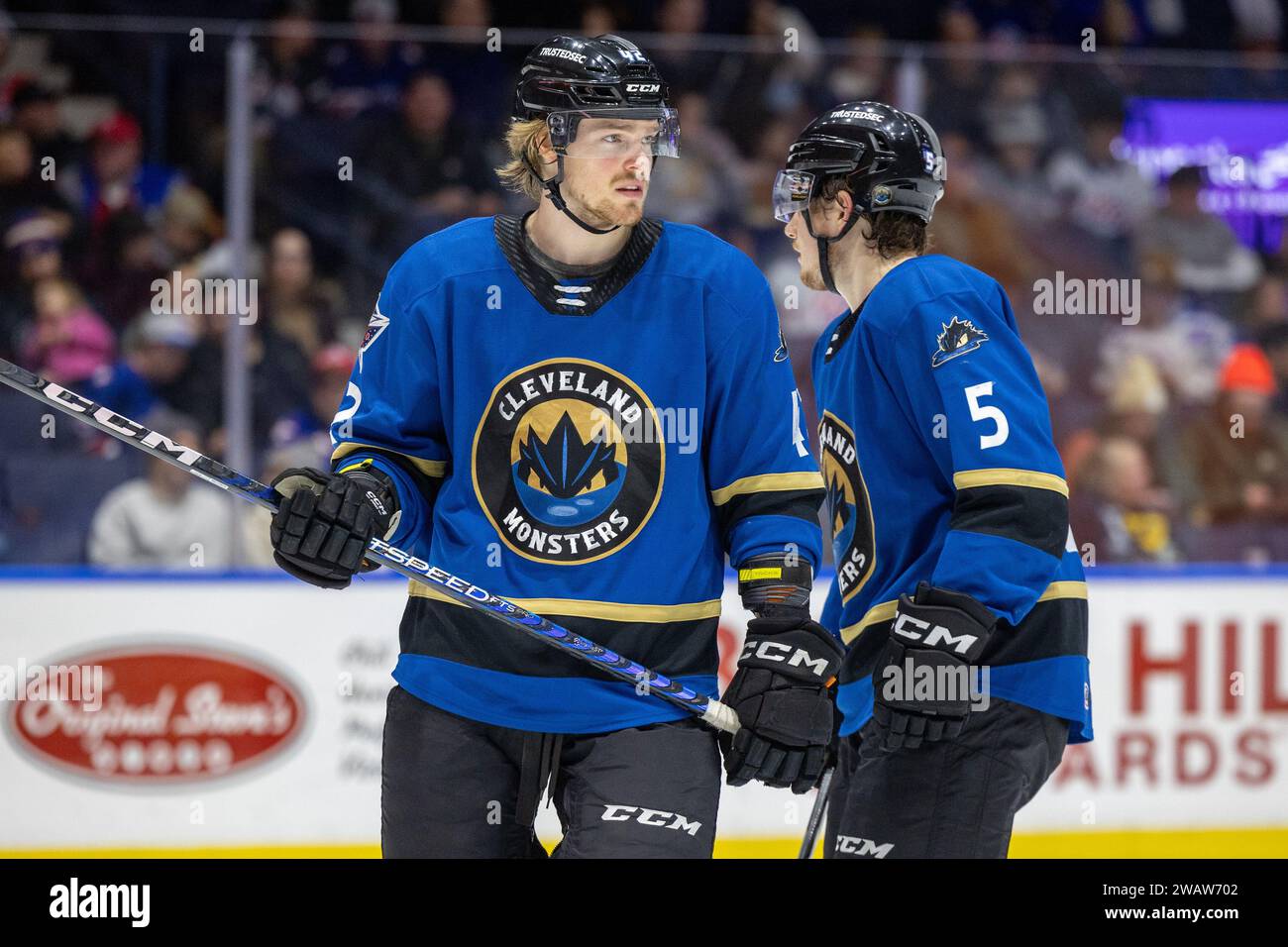 January 5th, 2024: Cleveland Monsters forward Cameron Butler (42 ...