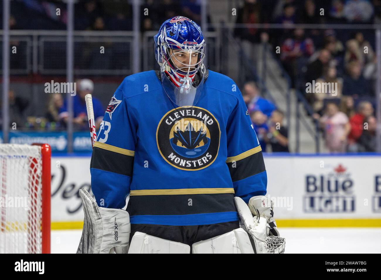 January 5th, 2024: Cleveland Monsters goaltender Jet Greaves (73 ...
