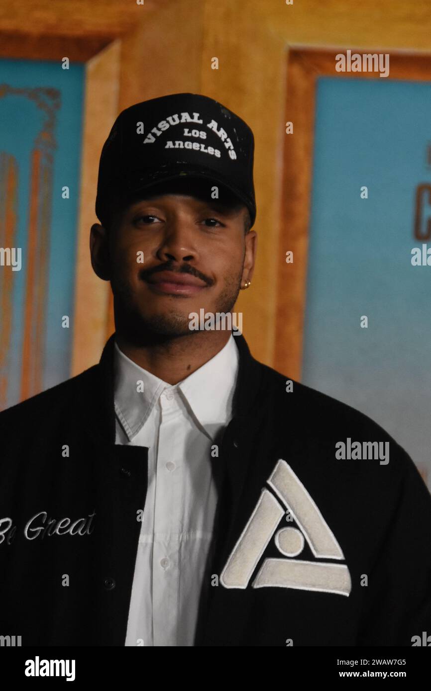 Los Angeles, California, USA 5th January 2024 Actor Cameron J. Ross ...