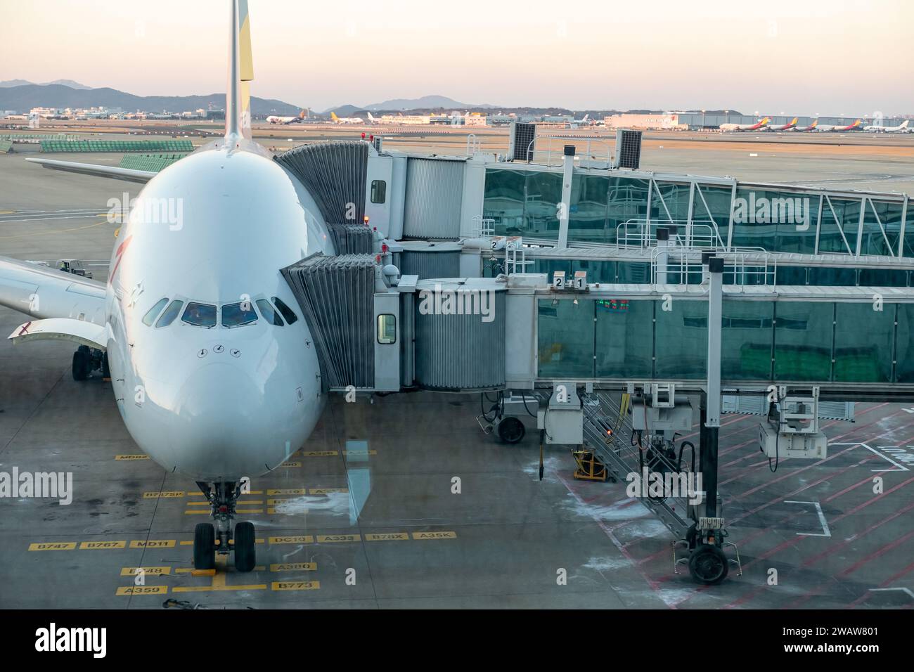 Airbus a380 interior hi-res stock photography and images - Alamy