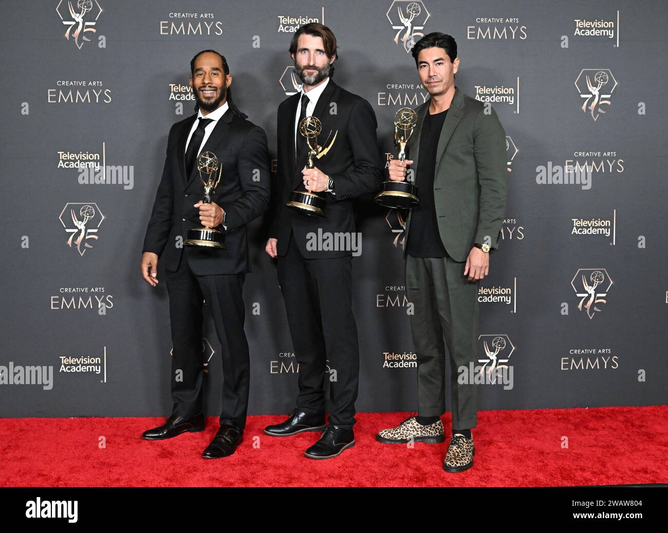 Lateef Crowder, from left, Paul Darnell, and Ryan Ryusaki with their ...