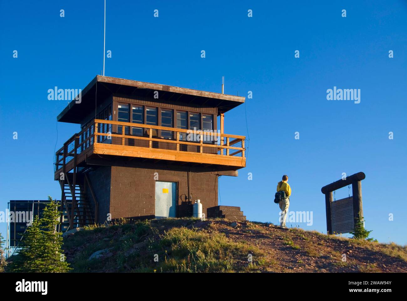 Morrell Mountain Lookout, Lolo National Forest, Montana Stock Photo - Alamy