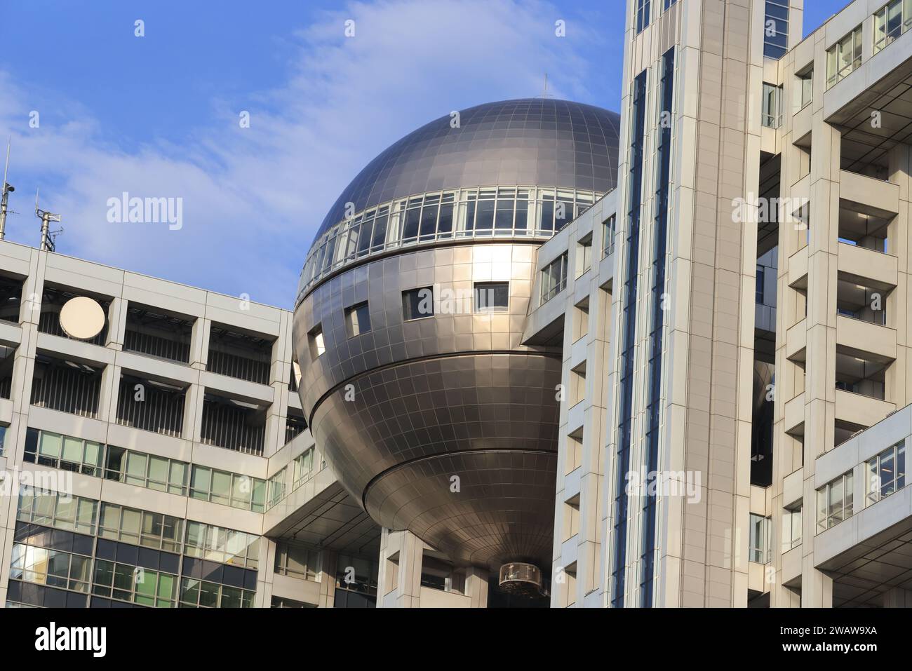 Tokyo,Japan - May 5 2023: exterior of Fuji Television and Fuji Media ...
