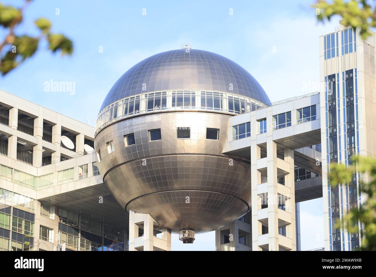 Tokyo,Japan - May 5 2023: exterior of Fuji Television and Fuji Media ...