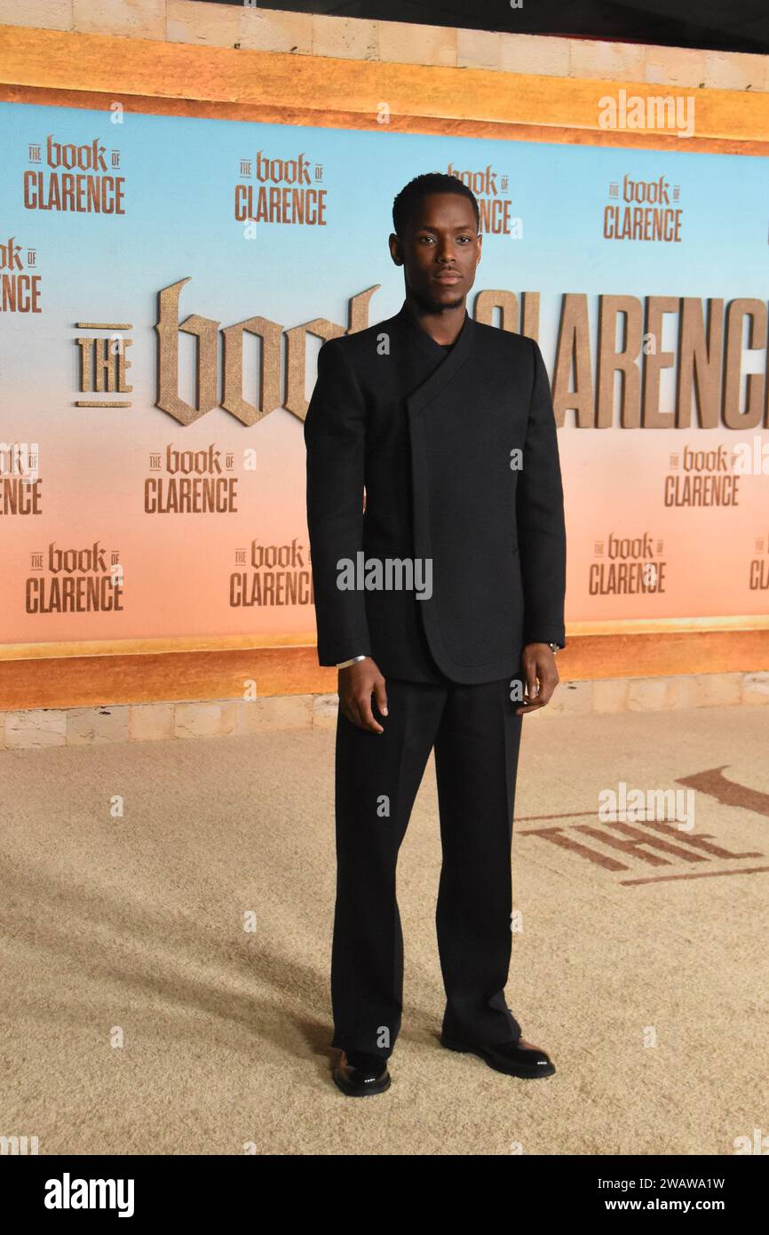 Los Angeles, California, USA 5th January 2024 Actor Micheal Ward ...