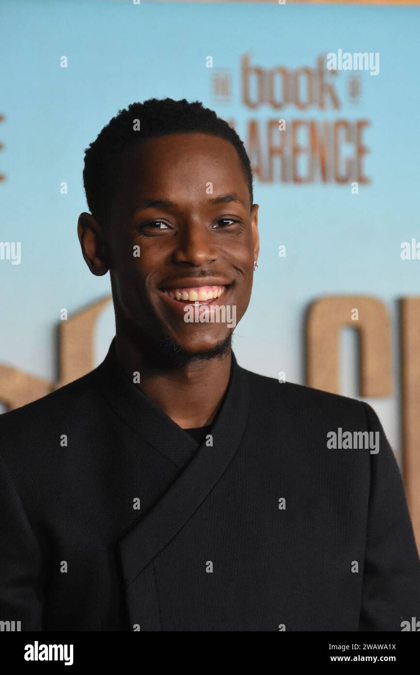 Los Angeles, California, USA 5th January 2024 Actor Micheal Ward ...