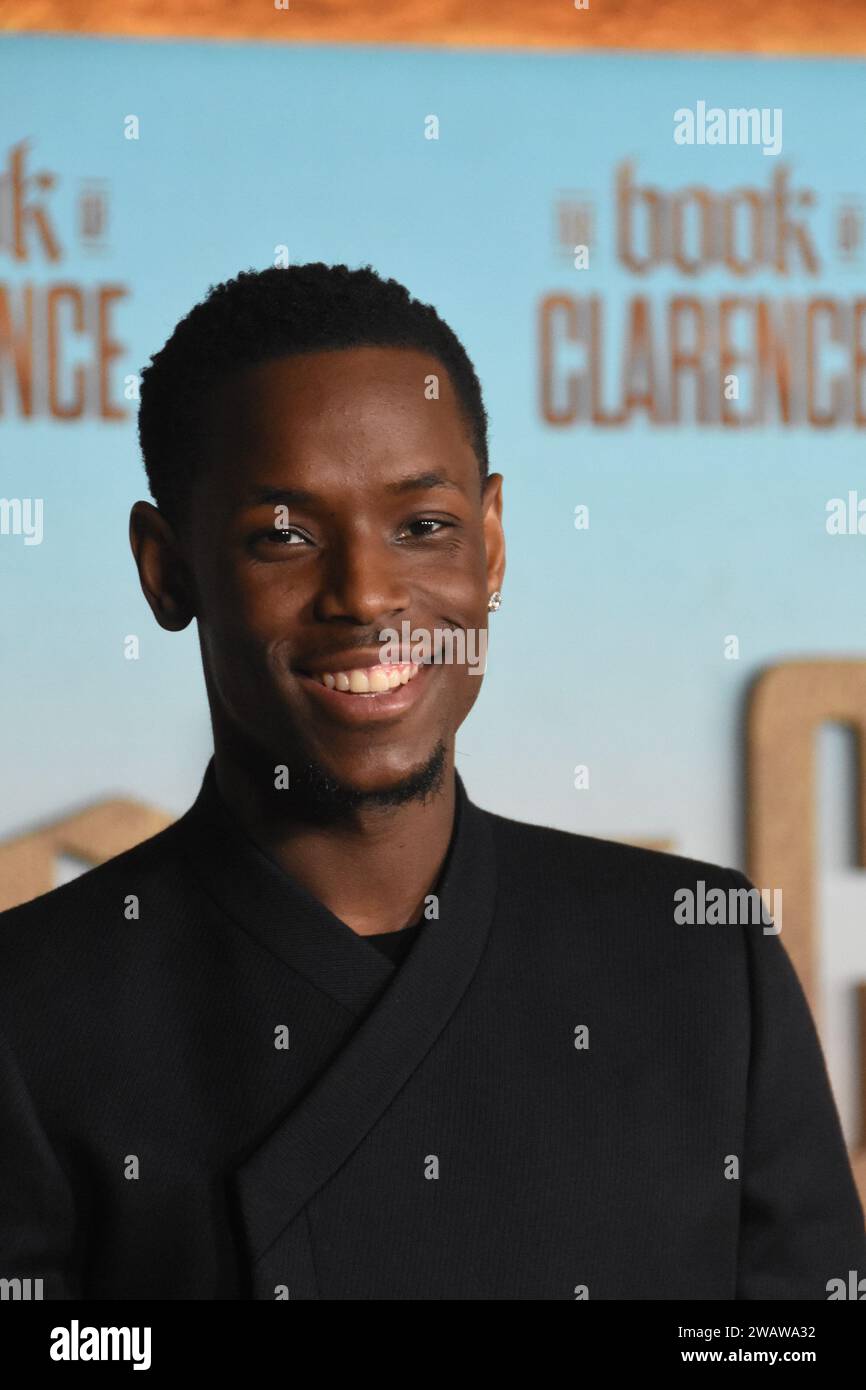 Los Angeles, California, USA 5th January 2024 Actor Micheal Ward ...